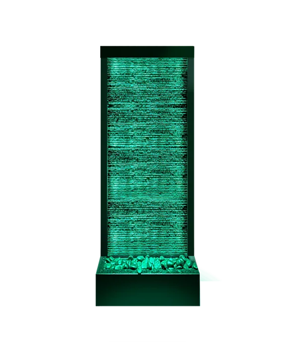 Indoor Decorative Glass Waterfall Fountain With Led Light As Room ...