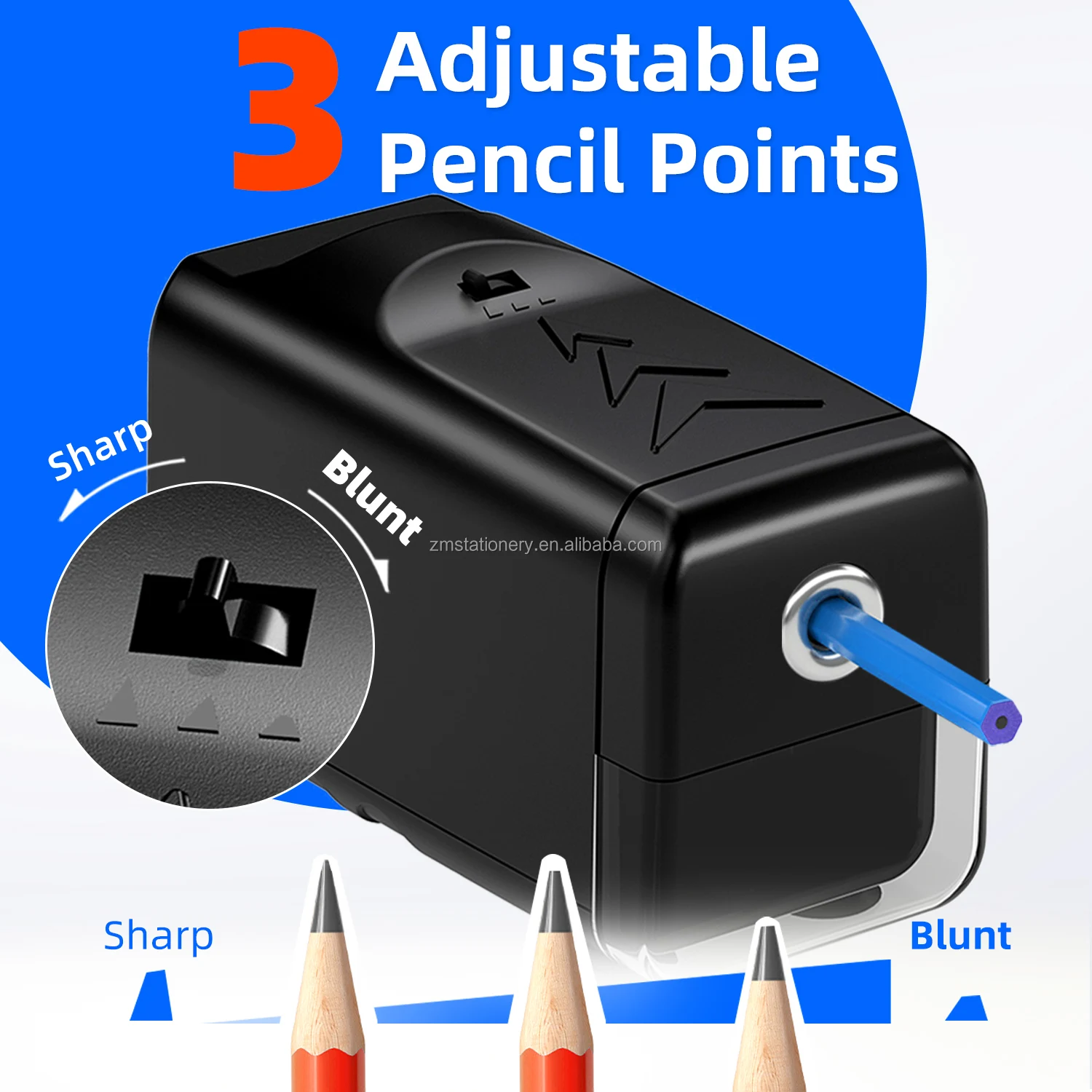 Zongmao Heavy Duty Classroom Electric Pencil Sharpener