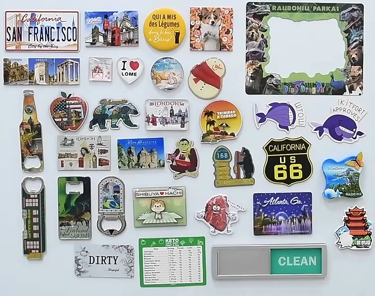 Customized Transparent Magnetic Picture Frame Block Custs Floating ...