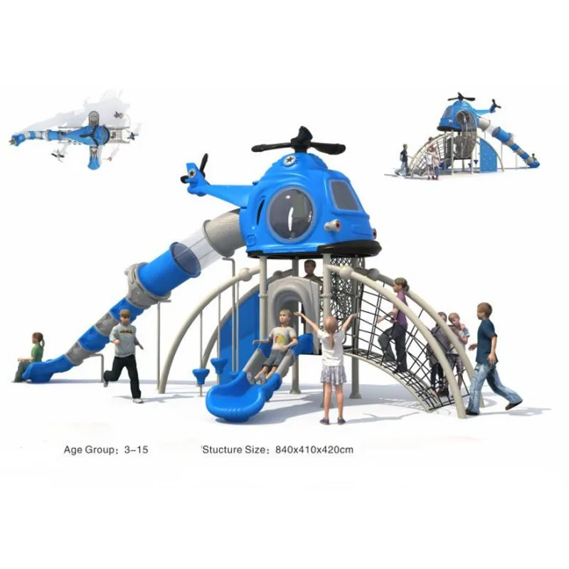Commercial Playground Equipment Aircraft Helicopter Theme Outdoor ...