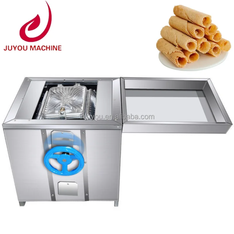 Hot Popular Wafer Stick Making Machine Gas Heating Ice Cream Cone ...