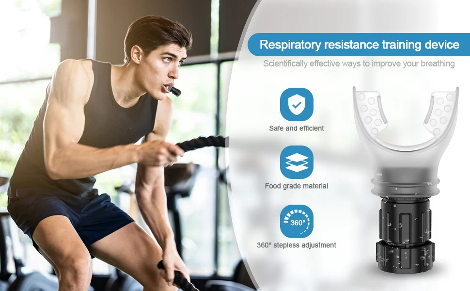 Silicon Lunge Exercise Machine - Enhance Lung Breathing