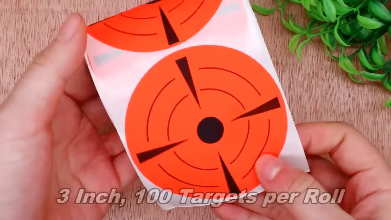 Hybsk Target Pasters 3 Inch Round Adhesive Shooting Targets - Target ...