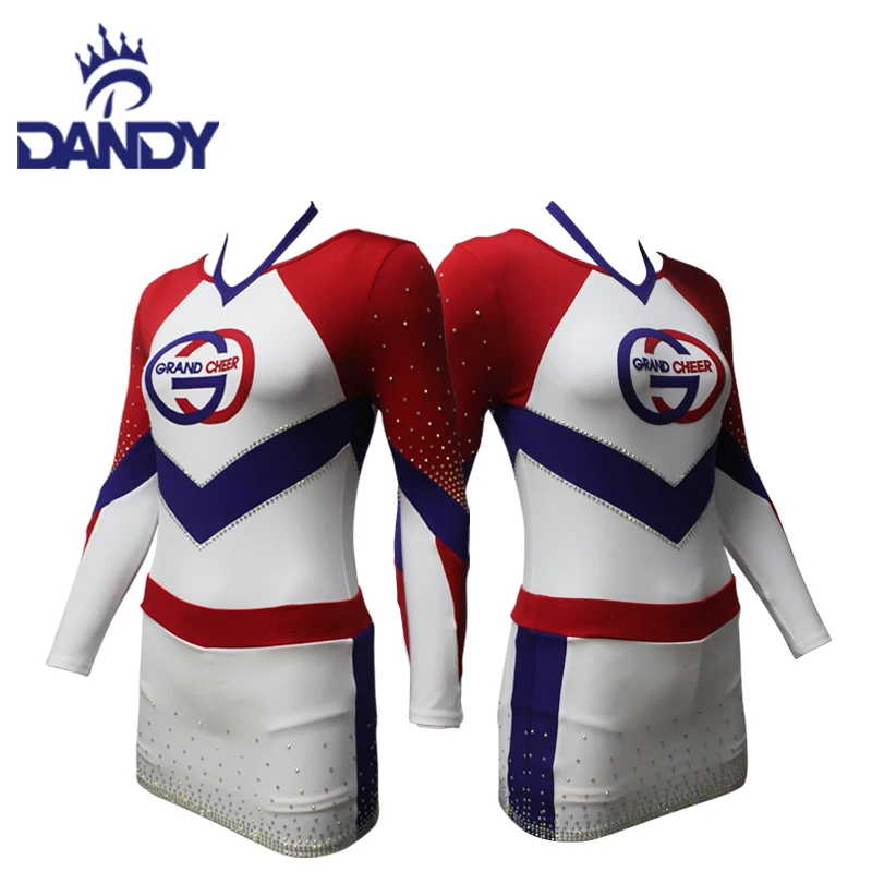 Custom Orange All Star Cheer Dancewear Cheerleader Costume Girls Skirts ...