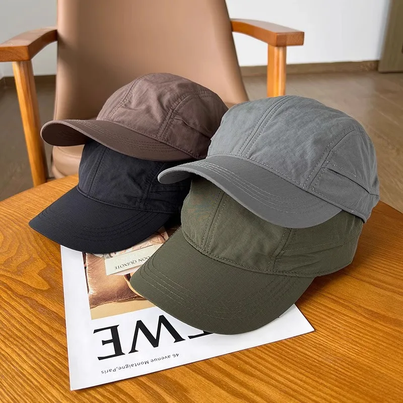 Custom Waterproof 5 Panel Cap Breathable Camping Running Hat Curved ...