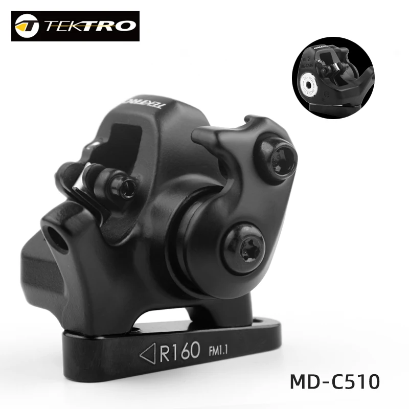 TEKTRO MD C510 Road Bicycle Front Rear Disc Flat Mount Brake Black Bike Mechanical Caliper Disc Brakes Cycling Caliper Alibaba