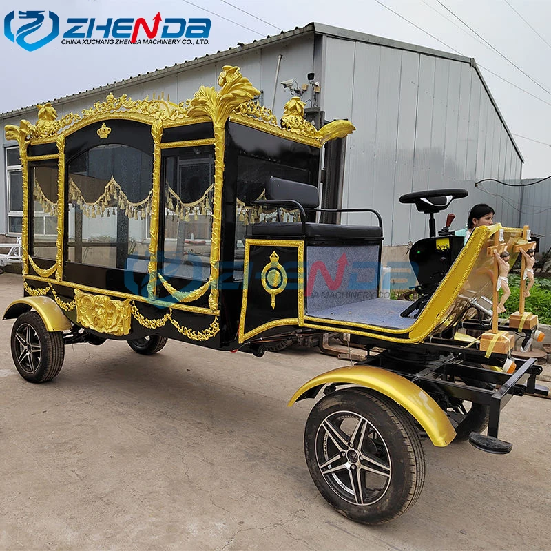 Black Casket Chariot For Sale/high Quality Funeral Hearse /coffin Horse ...