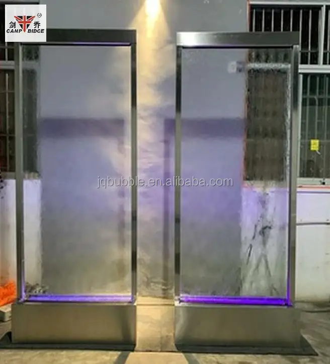 Decorative Fountain Stainless Steel Standing Artificial Water Feature ...