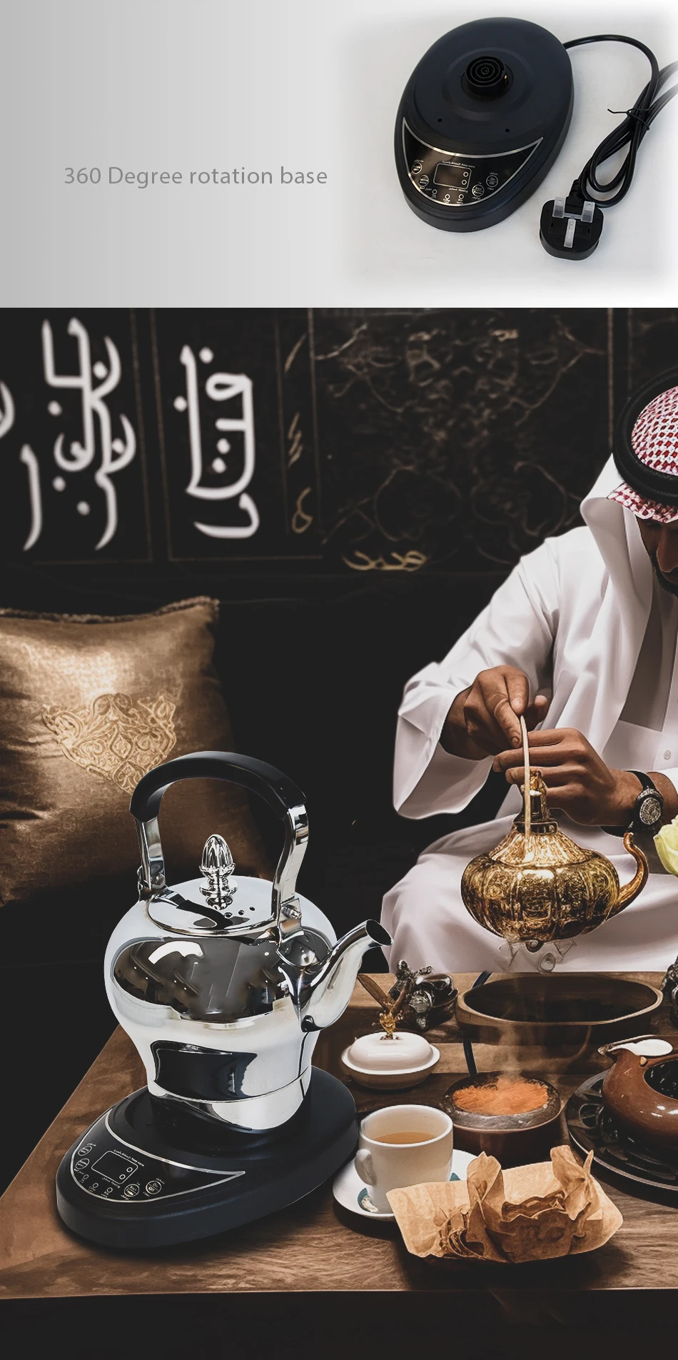 Wholesale Price Combination Set Arabic Dallah Flask Stainless Inner ...