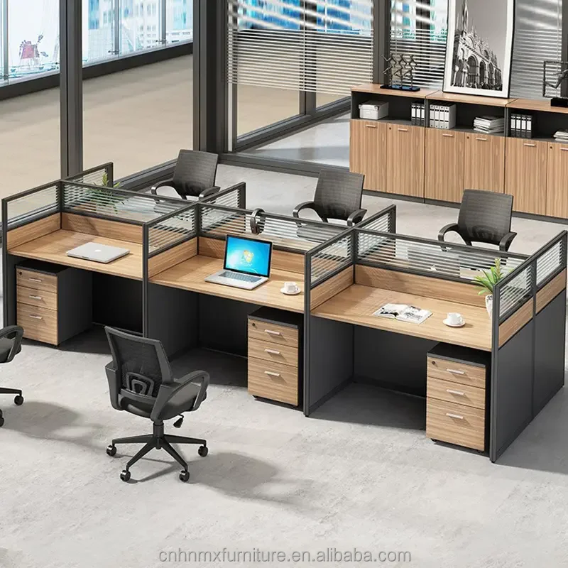 Factory Low Price Wholesale Office Workstation Cubicle Desk Set with ...