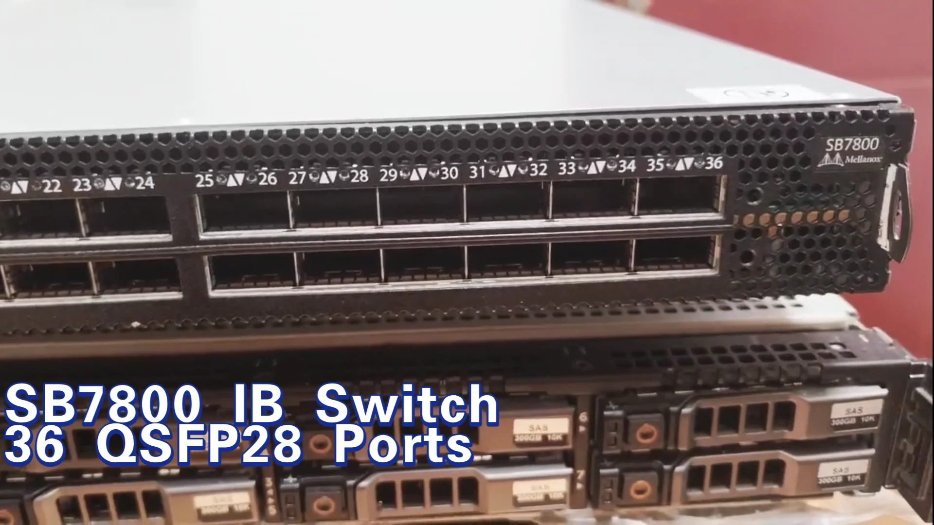 Msb7800 Sb7800 Switch-ib 36 Non-blocking Ports Qsfp28 Managed Edr 100gb/s Infiniband Smart ...