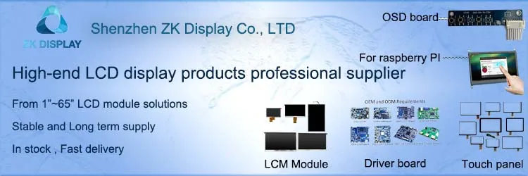 Zkdisplay TFT LCD Touch Screen Modules - Versatile Solutions
