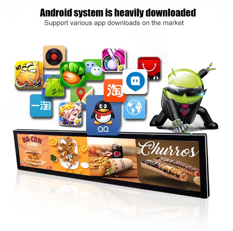 48.8 Inch Touch Screen Display for Supermarket Digital Signage