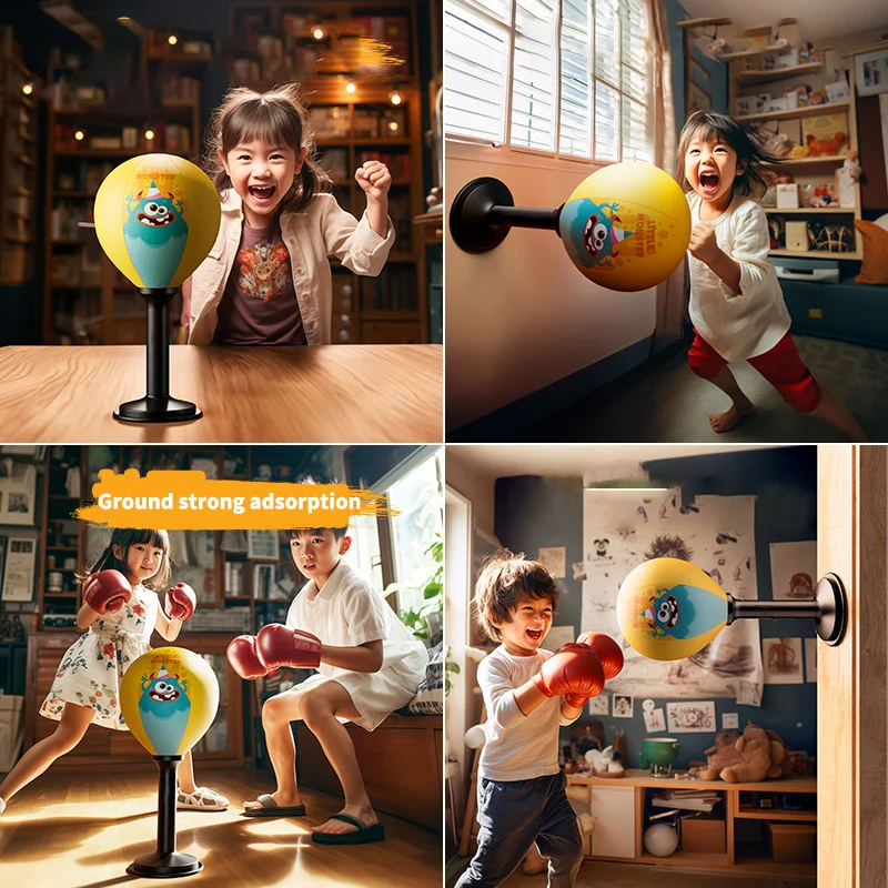 MR High Quality Releasing Stress Boxing Speed Ball Desk Punching Bag ...