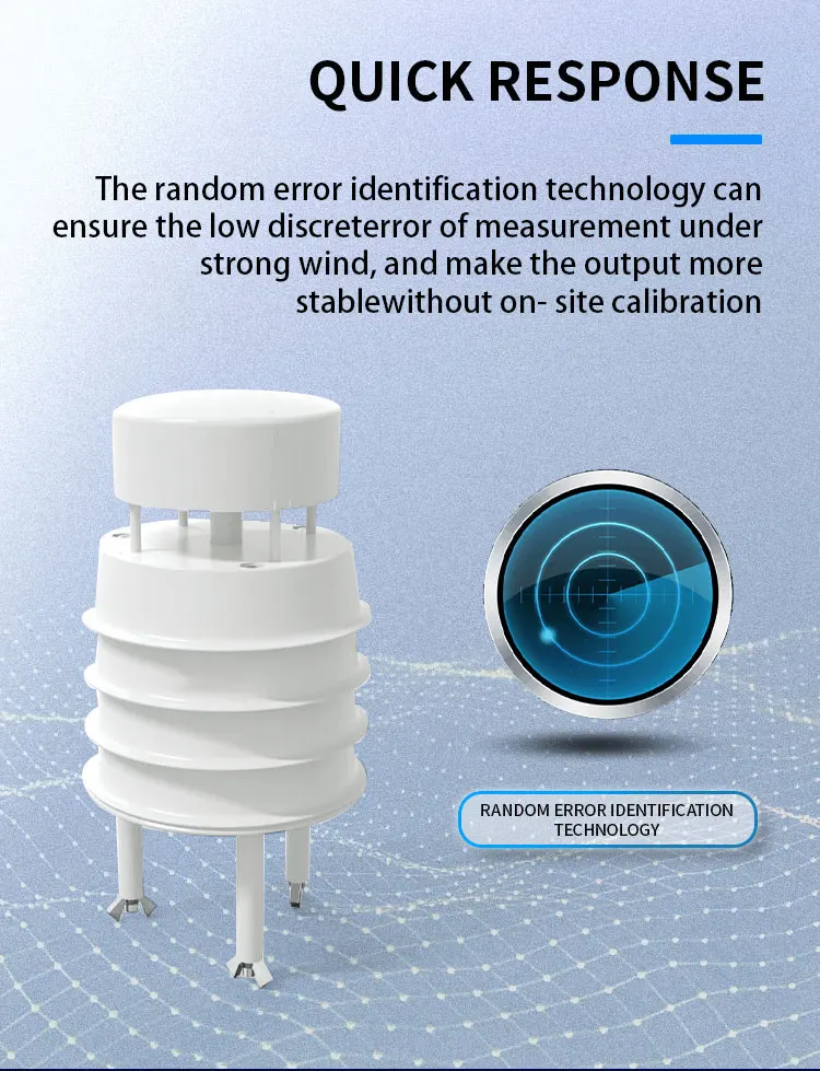SenTec WS303U High Quality Outdoor Anemometer, Ultrasonic Wind Speed ...