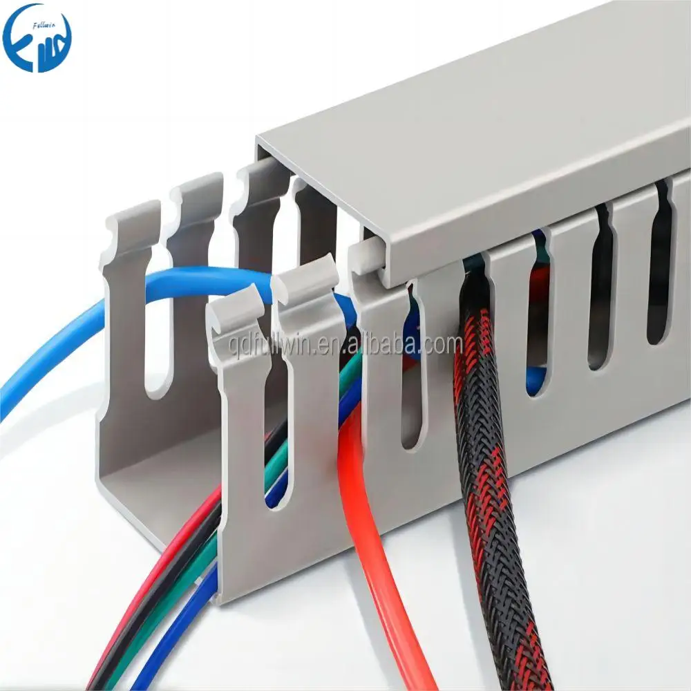 Plastic Pvc Cable Trunking Extruder Production Line With Hole Punching ...