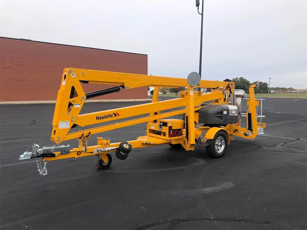 High-performance Towable Man Lift Electric Boom Lift For Palm Tree ...