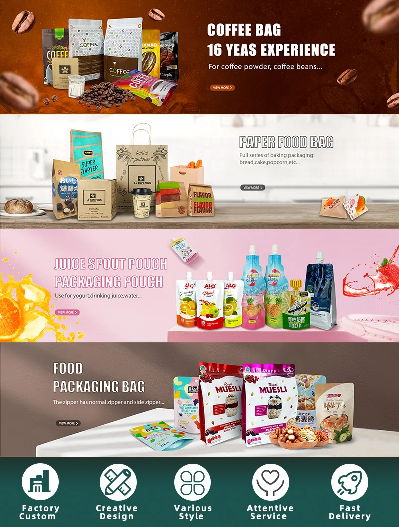 Custom Plastic Bags for Snack Packaging - Laminated & Recyclable