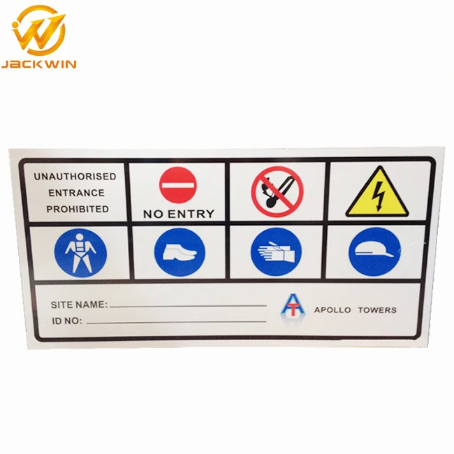 Road Reflective Construction Site Aluminum Safety Warning Signs - Buy ...