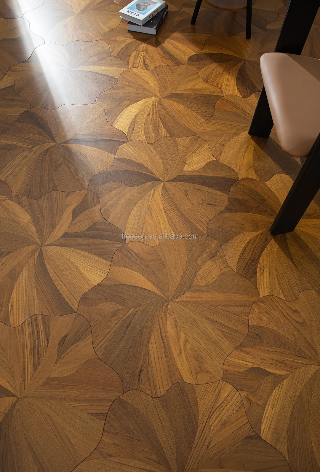 Teak Wood Lotus Shape Flooring Engineered Wood Floor Parquet| Alibaba.com