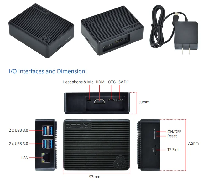 Single Board Computer Gigabit Network Industrial Box Pc 4g Poe Module ...