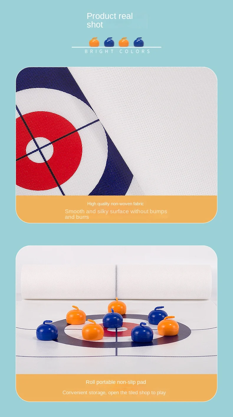 Desktop Curling Ball Game Parent-child Interactive Indoor Game Kids ...
