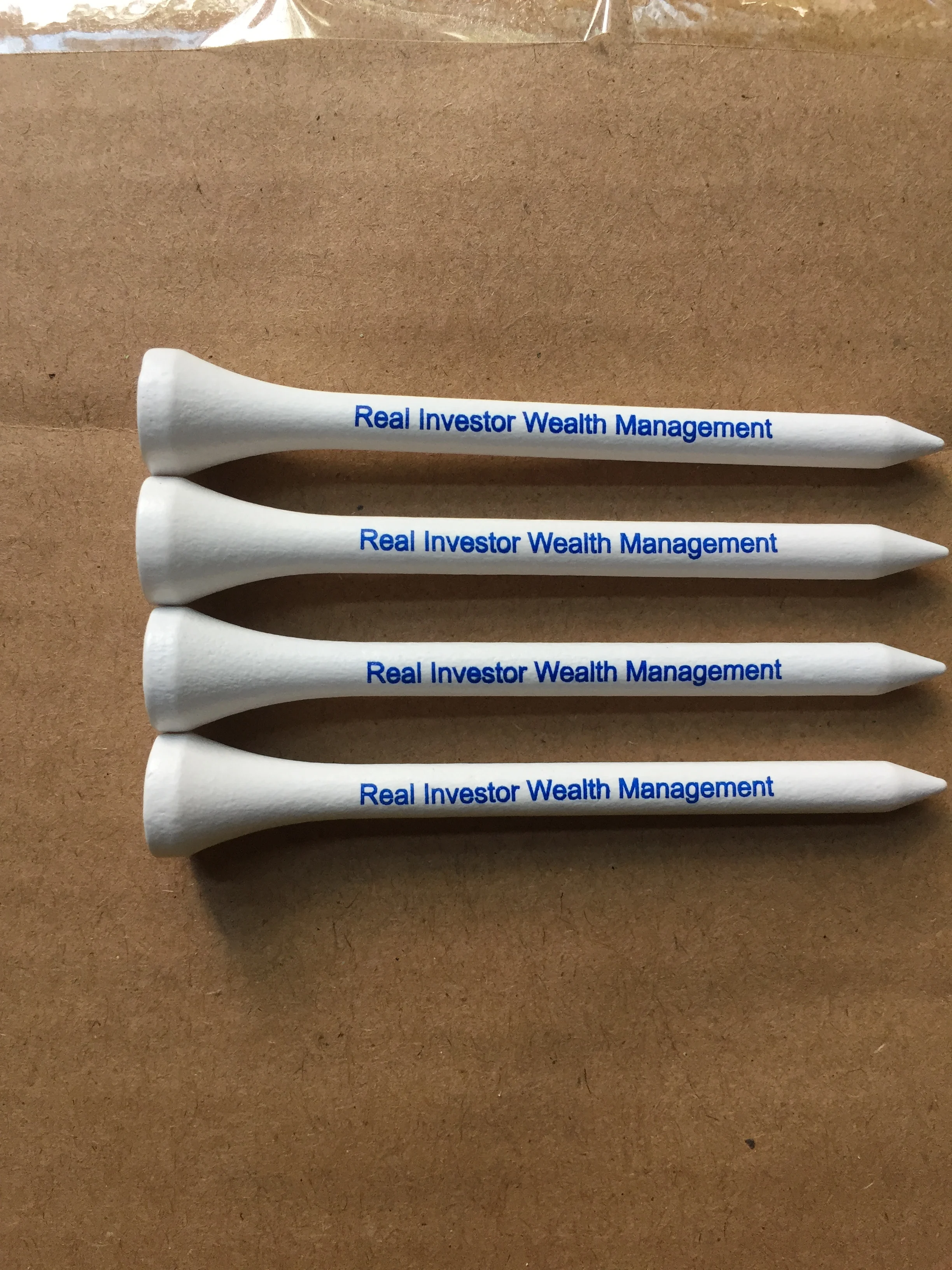 Biodegradable Bamboo Golf Tees Logo Personalized Durable Wooden Golf ...