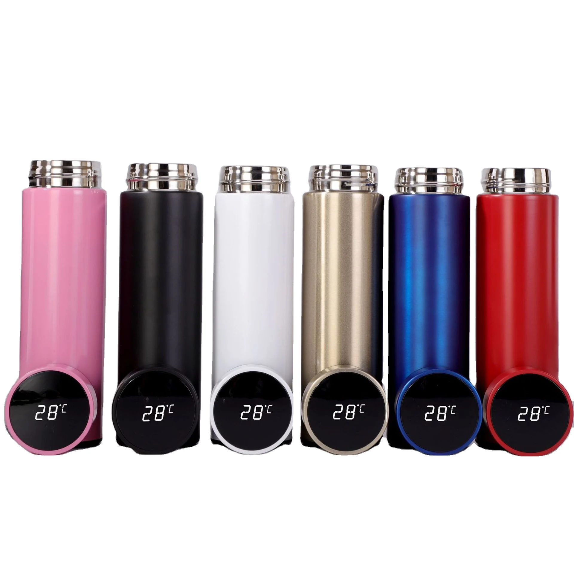 Smart Led Temperature Display Stainless Steel Vacuum Flask Without Bpa ...