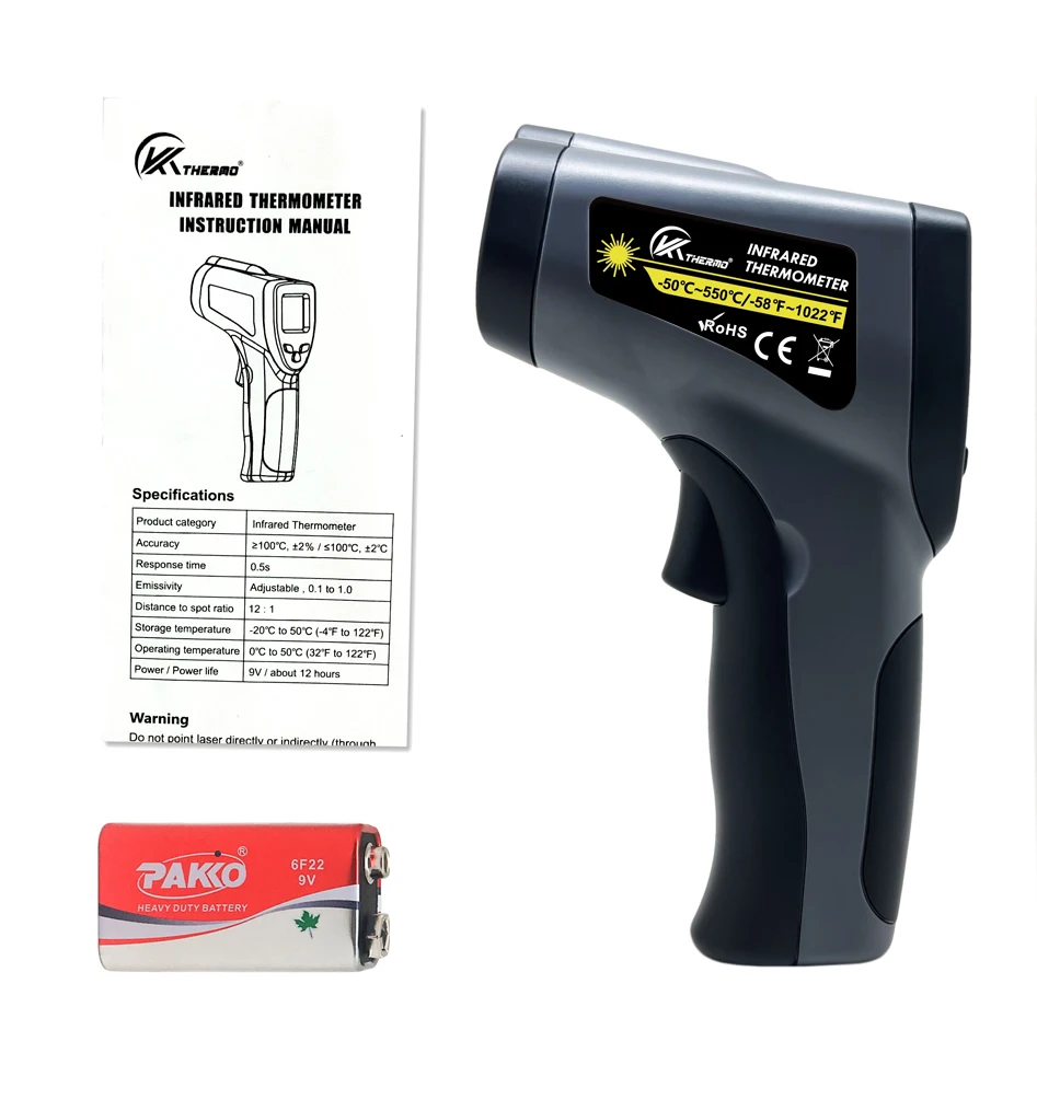 Industrial Thermometer Gun - Precision Temperature Measurement