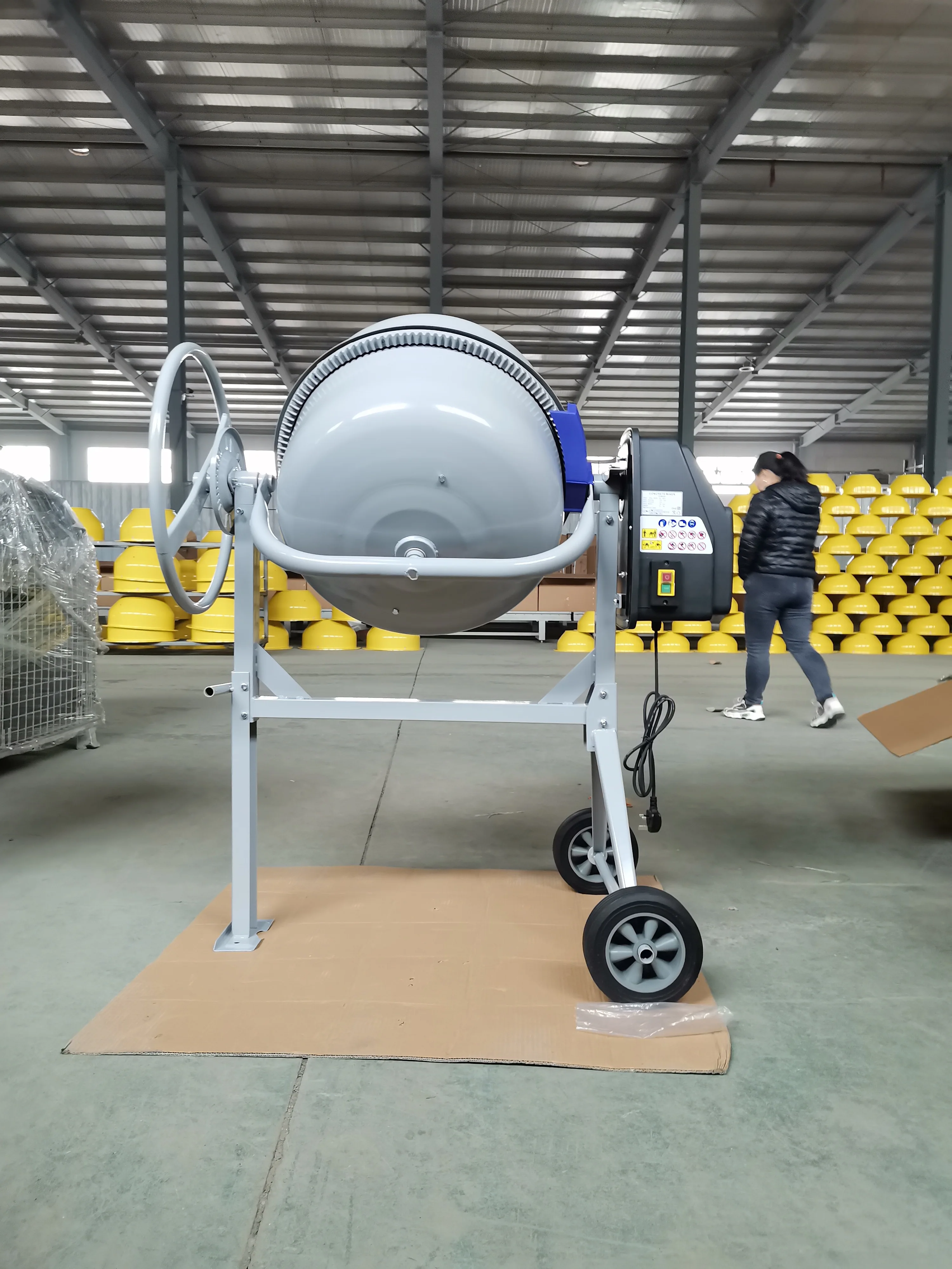 Mixer Concrete Cement Mixer Mortar Portable Electric Barrow Machine ...