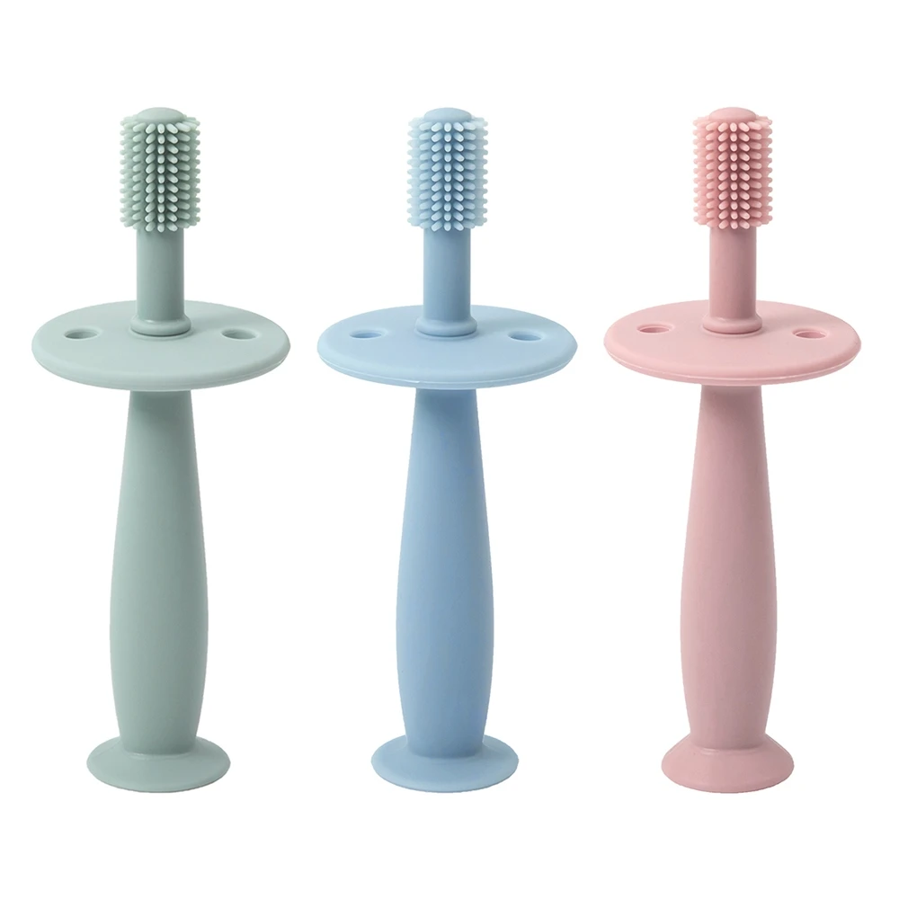 Manufacturer Infant Children Toothbrush 360 Degree Soft Silicone Self ...