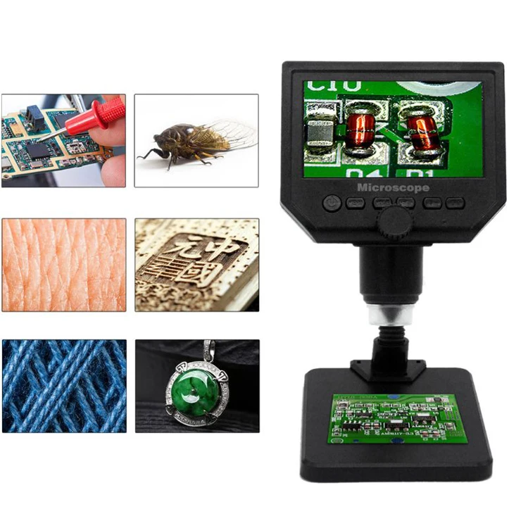 Magnification Digital Micro Scope Laboratory Portable 4.3 Inch Hd Lcd ...