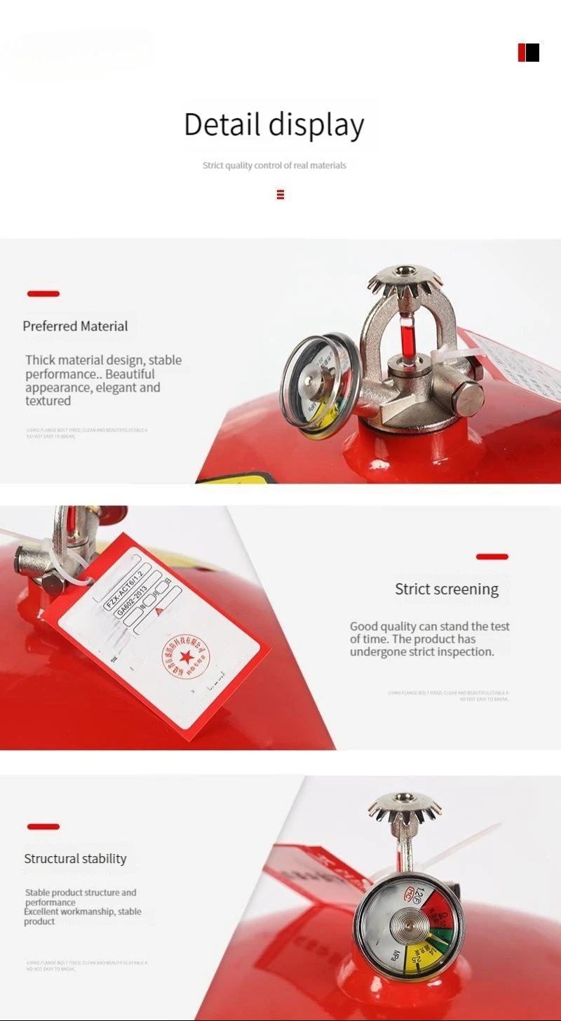 Fire Suppression System 10l/20l/30l Efficienthanging Gas Extinguisher ...