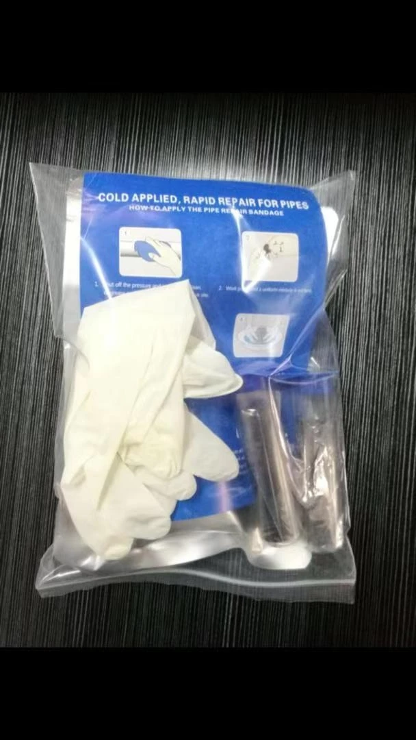 Epoxy Putty and Polyurethane Resin Fiberglass Wrap Pipe Repair Kit