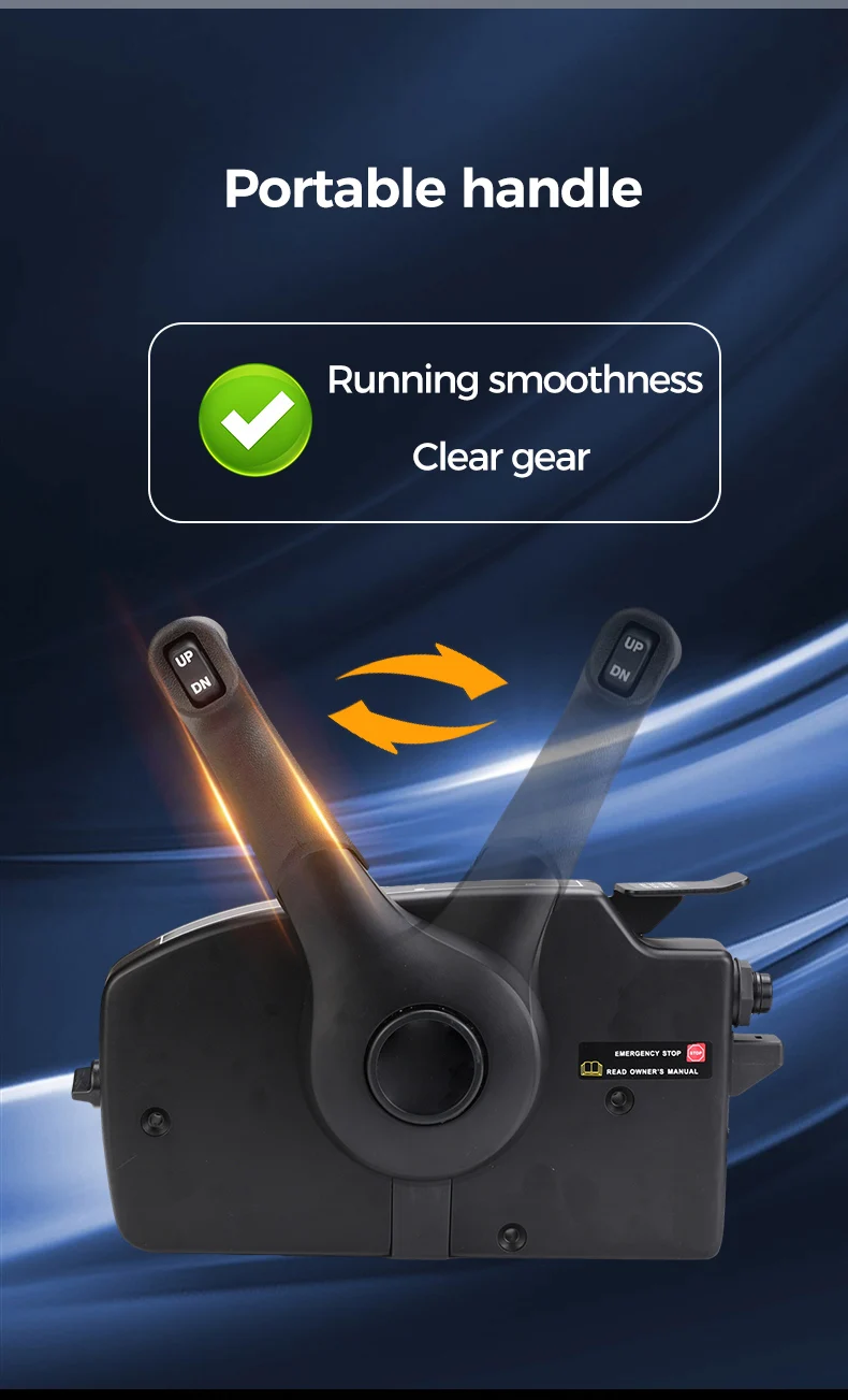 New 881170a13 Side Mount Boat Remote Control Box With 14pin Wire ...