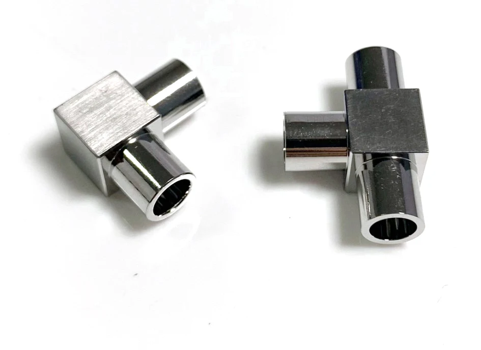 316 Stainless Steel VCR 3 Way Connector - Ultra-purity