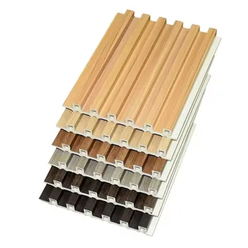 Hzsy Wpc Fluted Grate Board Great Wall Panels Bamboo Wood Fiber ...