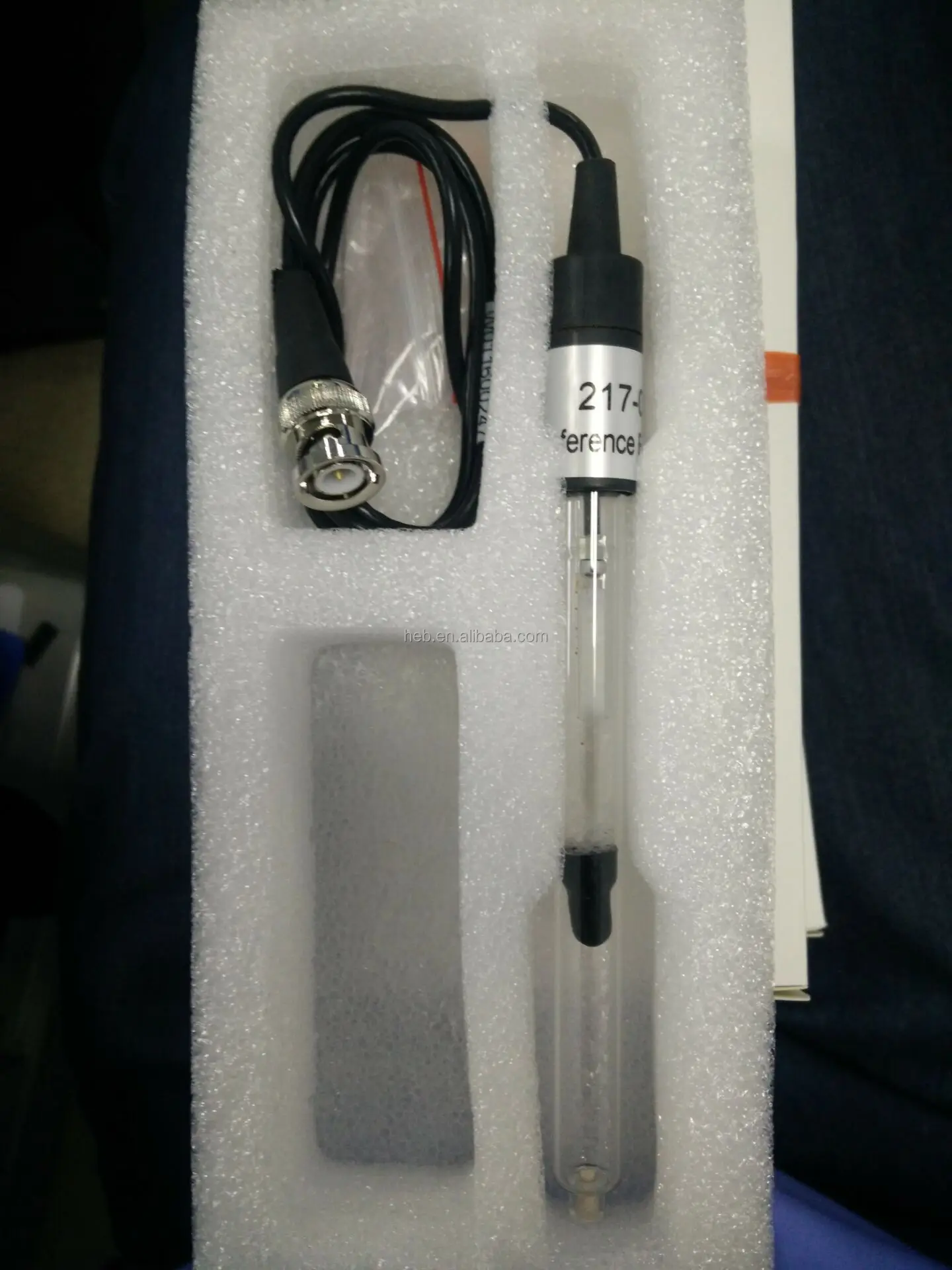 217 Double Salt Bridge Glass Reference Electrode - Customized Support