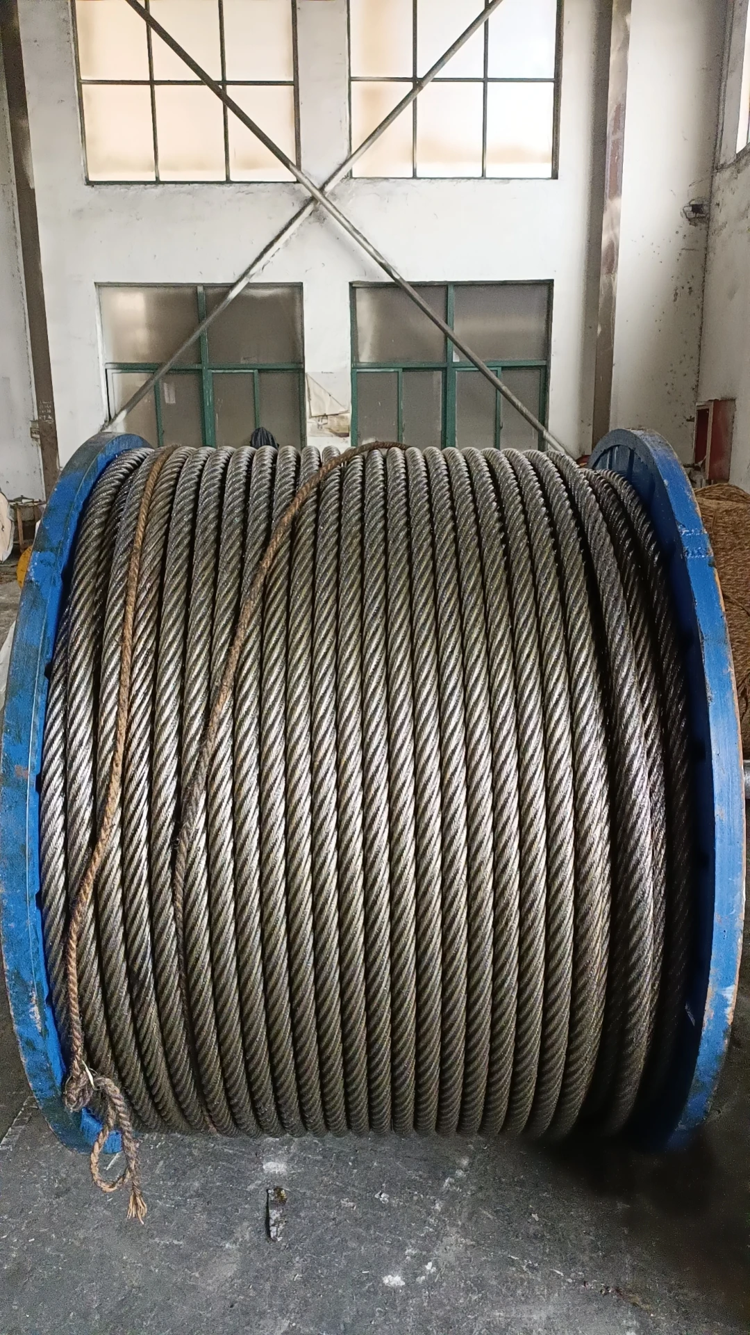 Galvanized and Lubricated 6x36ws+IWRC 6X36WS+FC Steel Cable Thick ...