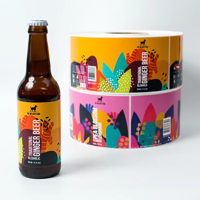 Custom Beer Bottle Labels - Waterproof & Matte Stickers
