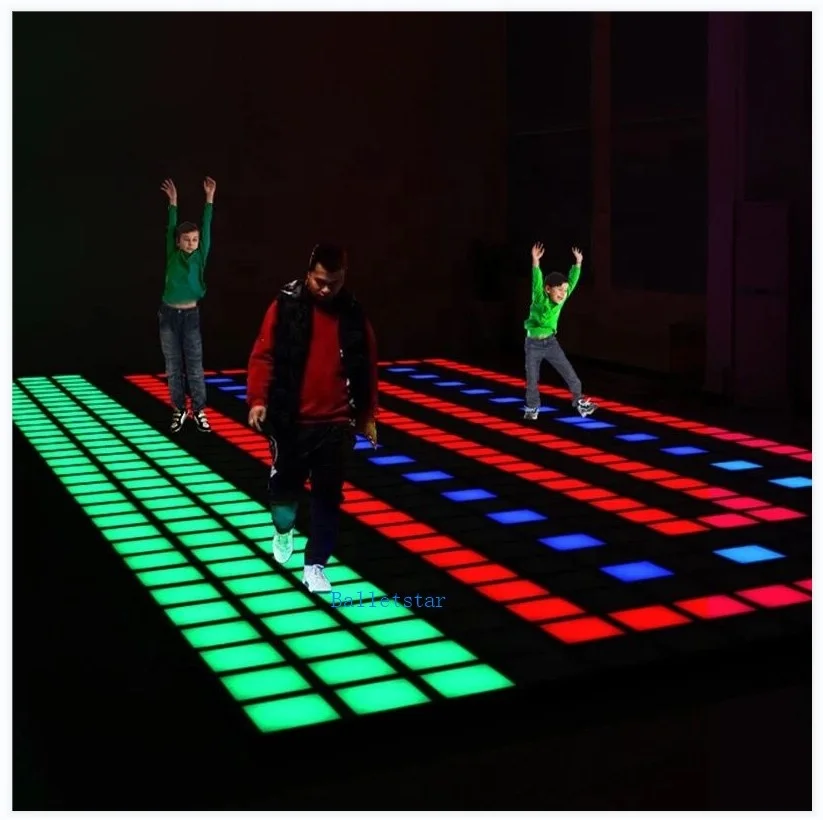 Dj Disco Portable Panel Tile Toughened Glass Light Up 3d Led Dance ...
