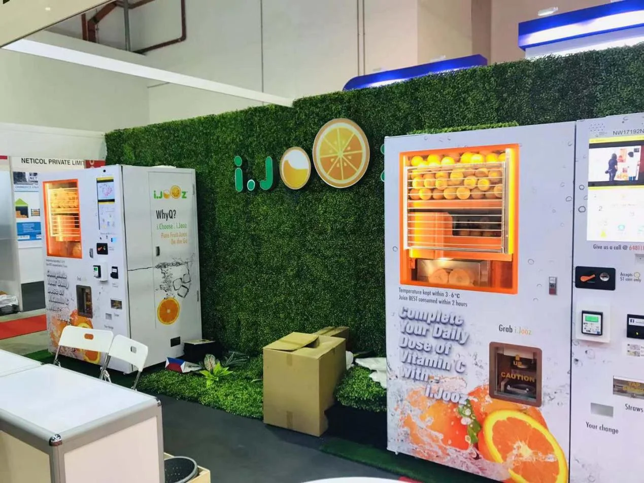 Ijooz Technology Production Hot Meal Orange Juice Vending Machine For ...