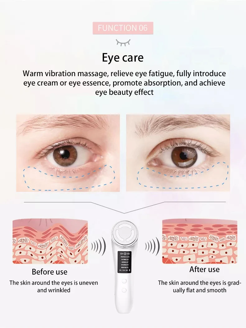 Aifree Korean Beauty Cosmetics Facial Skin Care Machine Vibrating Ems ...