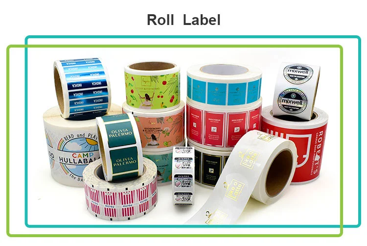 Custom Printed Cosmetic Logo Sticker Waterproof Self Adhesive Vinyl ...