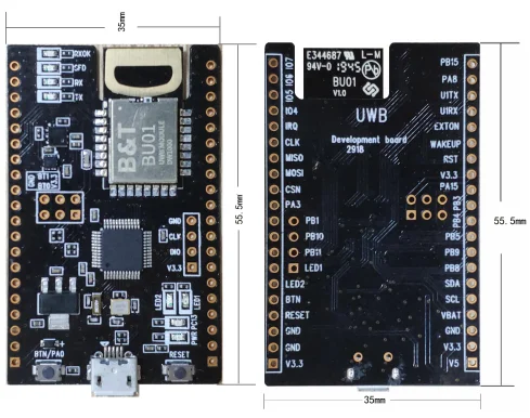Bu01 Uwb Indoor Position Module High-precision Short Distance Ranging ...