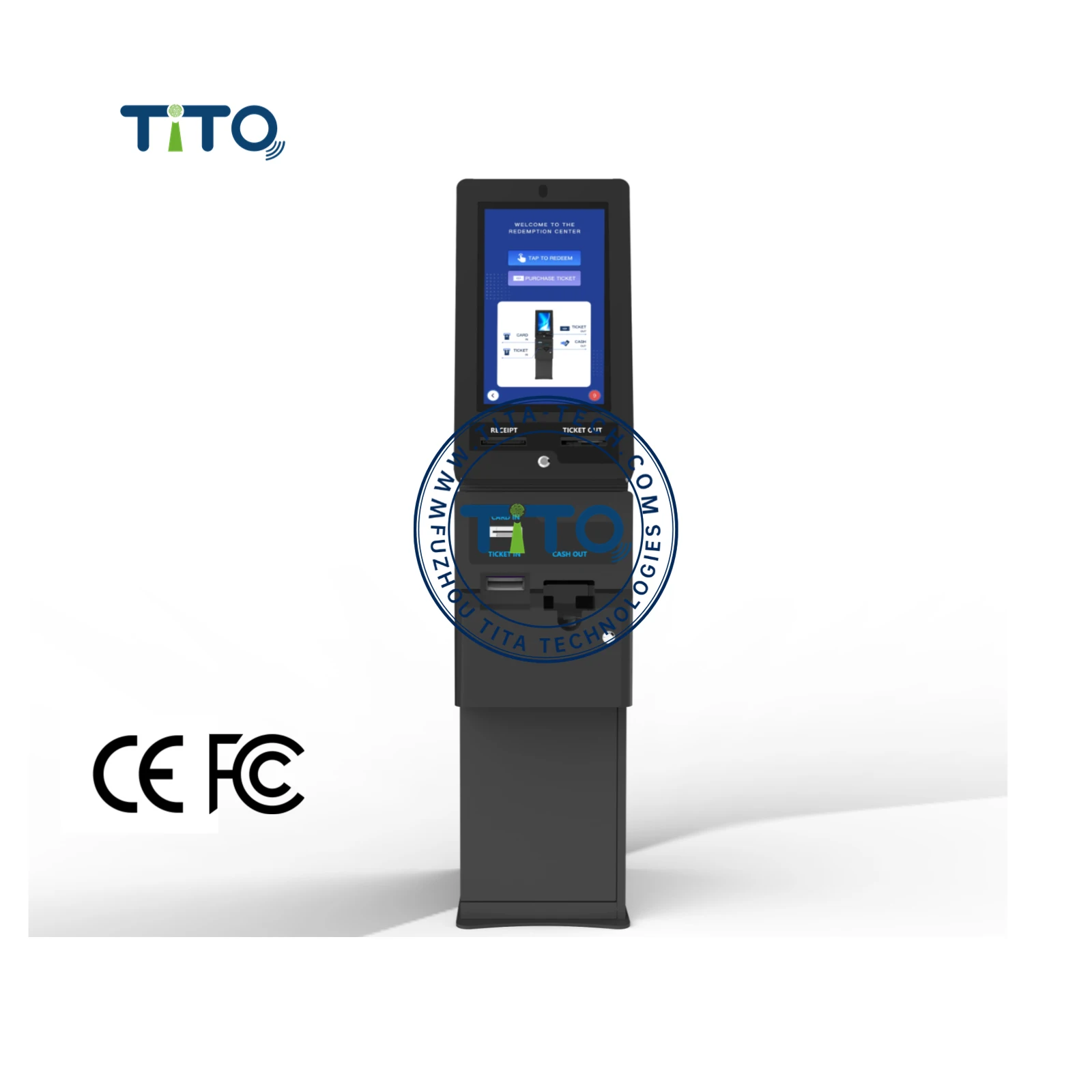 Efficient Cashless Gaming Solutions Kiosk Ticket Redemption Terminals ...