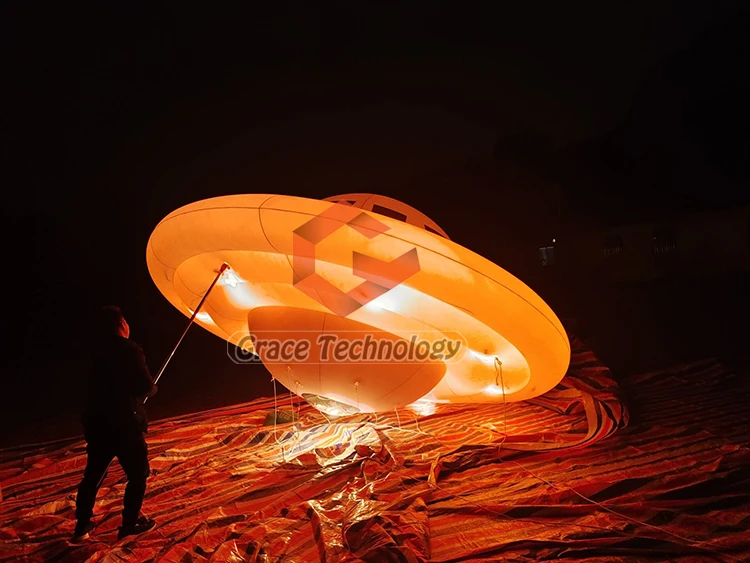 Pvc Giant Inflatable Model Space Theme Decoration Lighted Inflatable ...