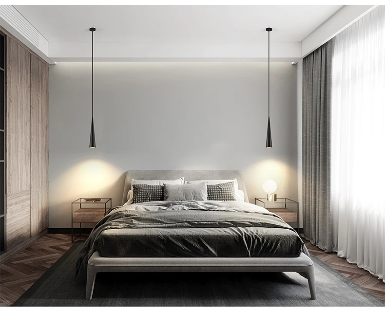 Cylinder Pipe Hanging Lamp - Long Shape LED Pendant Light