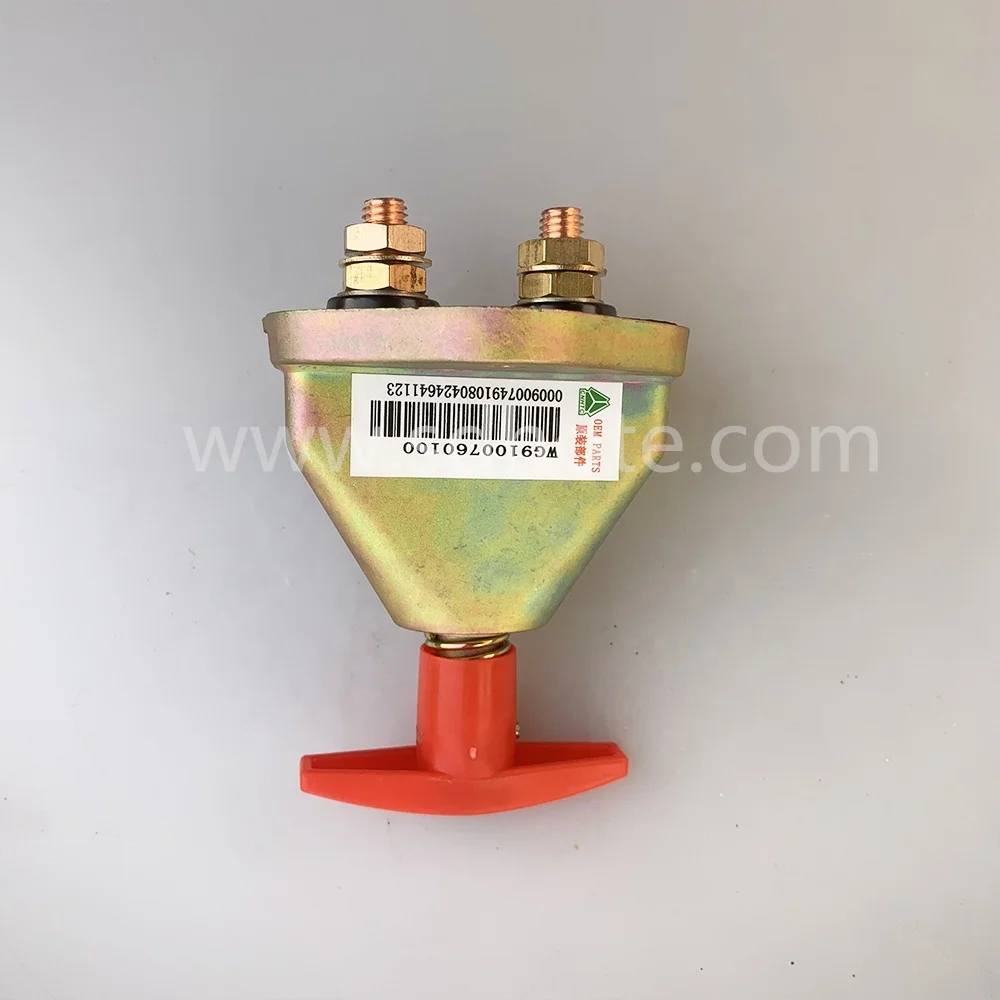 Sinotruk Howo Truck Spare Parts Main Battery Switch Wg9100760100 - Buy ...