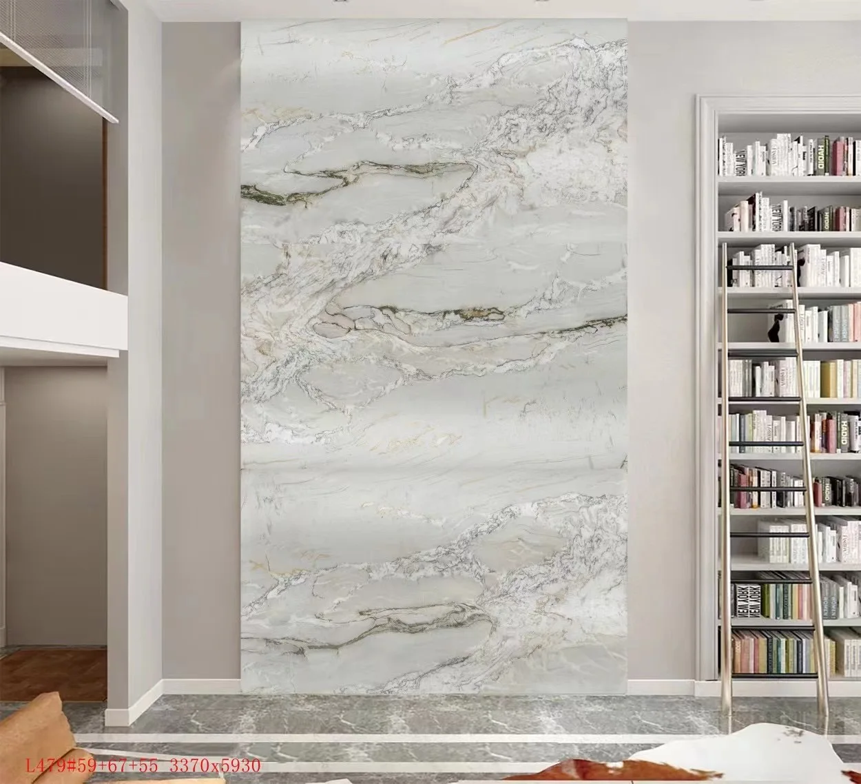 Luxury Natural Stone Brazilian Le Mont Blanc Quartzite Slab Modern ...
